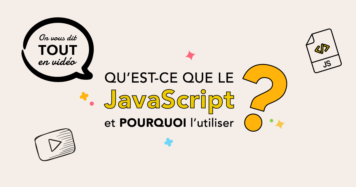 What is JavaScript and why use it? (video) - French - Benjamin Simier